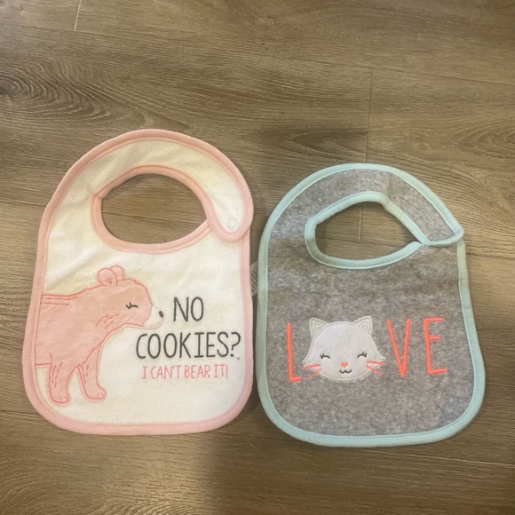 child of mine | Accessories | 8 For 2 Nwot 2 Lined Bibs | Poshmark